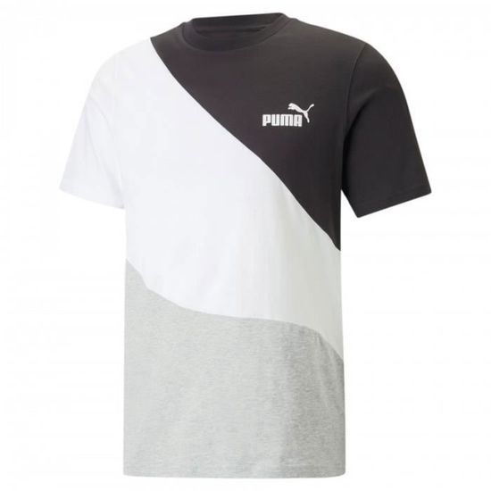 Tee Shirt Puma Power Cat Light gray heather - Cdiscount Prêt-à-Porter