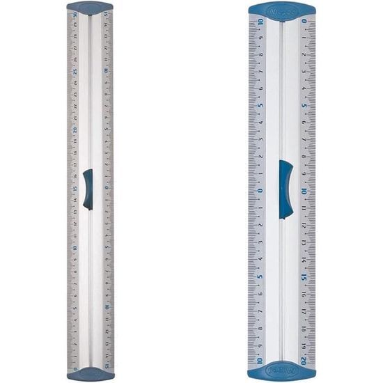 Triple Décimètre Aluminium - Règle 30 Cm - Règle De Traçage En Métal ...