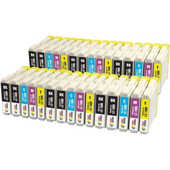 Lc1000 30 Xl Cartouches D'Encre Compatibles Pour Brother Dcp-130C Dcp ...