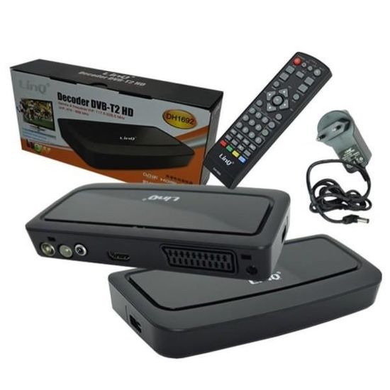 Trade Shop - DÉCODEUR NUMÉRIQUE TERRESTRE TV T2 FULL HD DVB-T2 HDMI USB ...