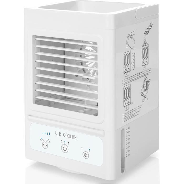 KIDWILL Climatiseur Mobile Silencieux, Mini-Refroidisseur d'Air ...