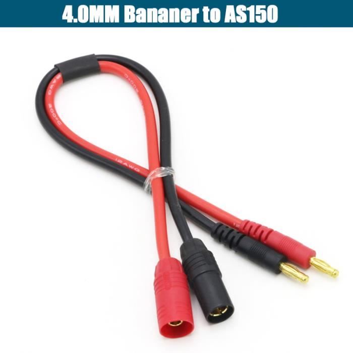 4,0 à AS150 - Imax B6 Ligne de Charge avec Câble en Silicone pour Batterie Lipo, Fiche Banane ...