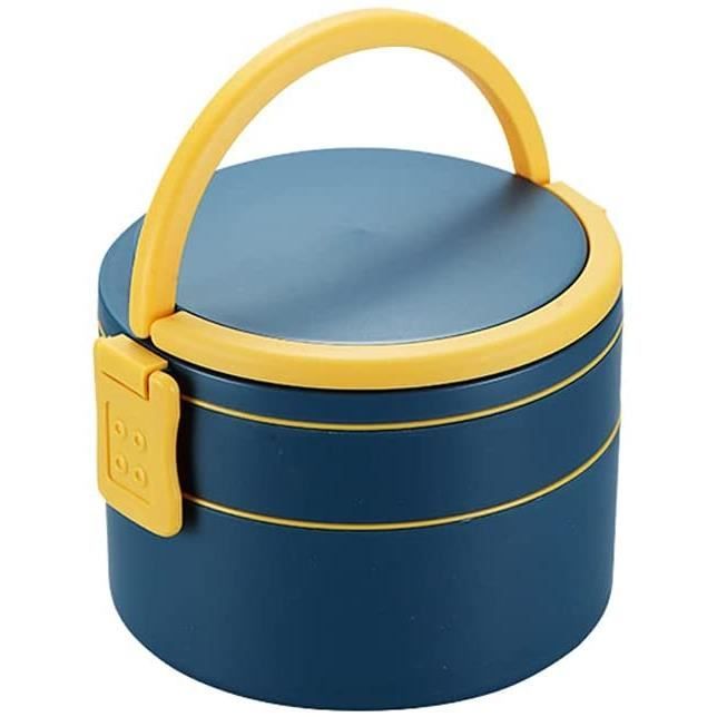 Lunch Box,PP Lunch Box Isotherme,2 éTages HerméTique Leakproof Bento ...