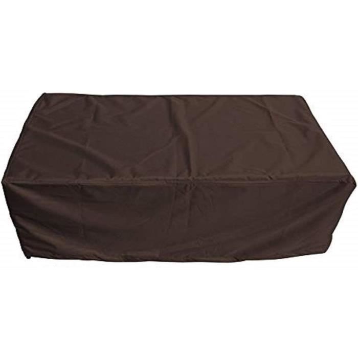 Housse de protection imperméable pour salon de jardin - Pour table rectangulaire - 115 x 115 x ...