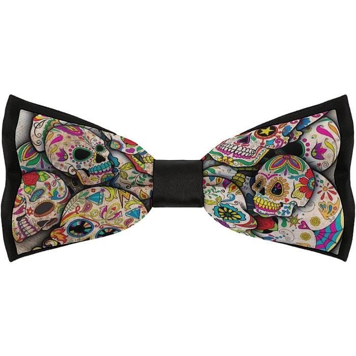 Nœud Papillon Pour Homme, Tête De Mort, Nœud Papillon Réglable Pour ...