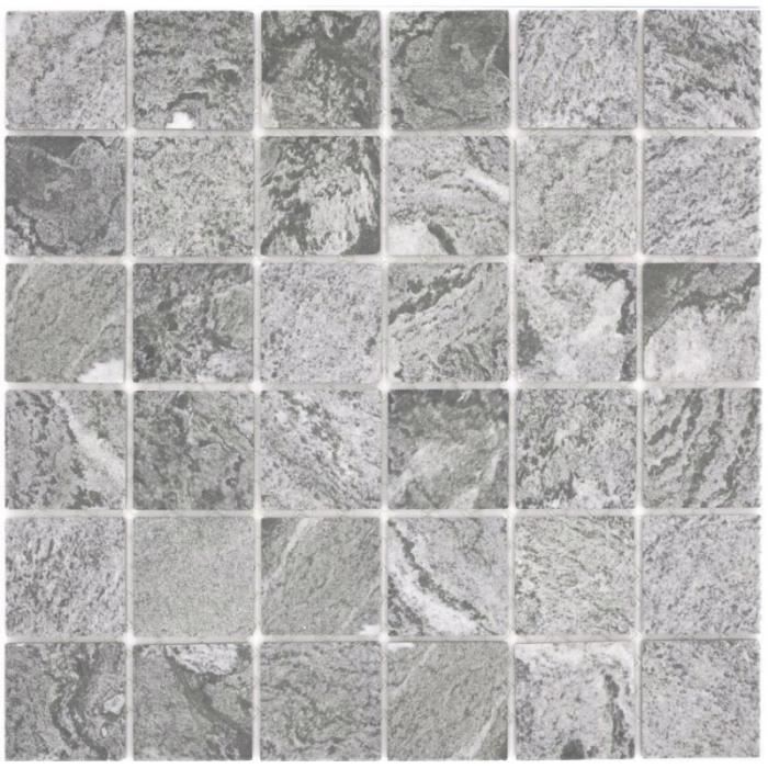 Céramique Mosaïque Carreau aspect pierre naturelle gris Structure ...