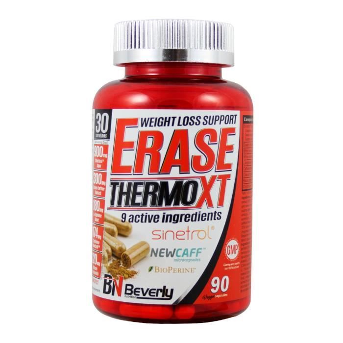Erase Thermo XT Beverly Nutrition 90 Caps - Sinetrol, Thé Vert - Fat ...
