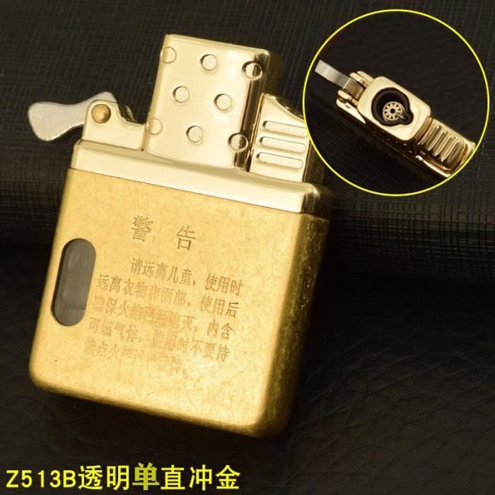 Briquet gonflable à gaz Zorro, insert intérieur, visible, transparent ...