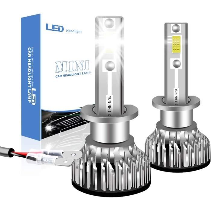 2Pcs Ampoule H1 Led 100W Voiture Feux De Route Feux De Croisement ...
