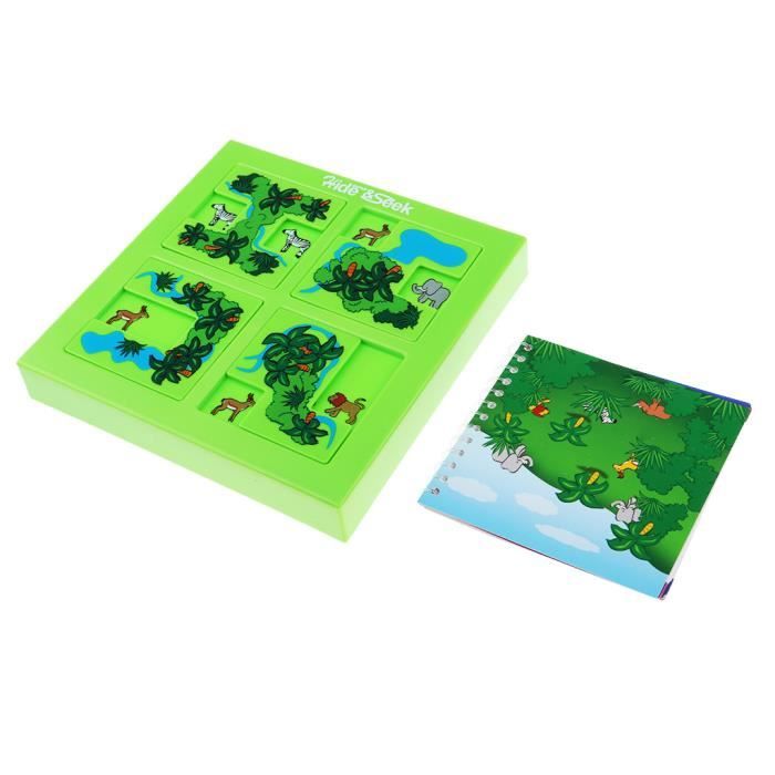 Cache-cache Animaux Jeu de Labyrinthe Memory Matching Game - 72 Défis ...