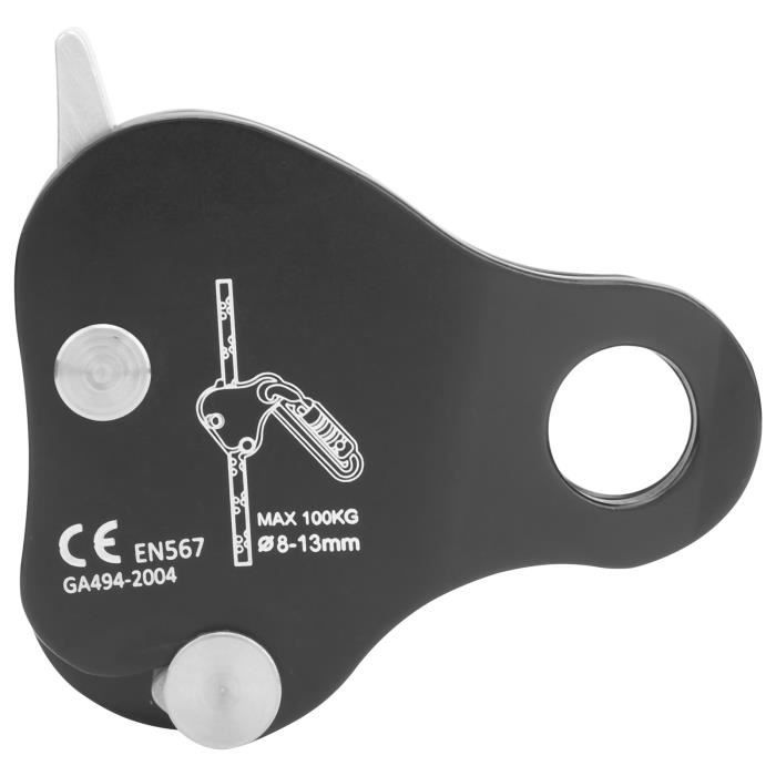 Pince à corde d'escalade OMABETA - Stop Descender Self-Freing Clamp ...