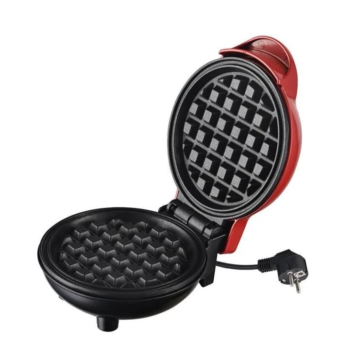Mini gaufrier électrique portable ZK33,machine à petit-déjeuner pour ...