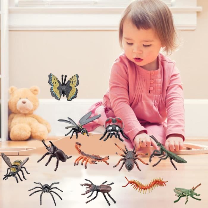 SALALIS modèle d'insecte de Simulation Figurines d'insectes réalistes ...