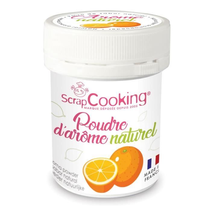 Arôme alimentaire naturel en poudre Orange - Scrapcooking {couleur ...