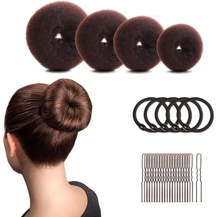 Machine À Pain Donut, Chignon Magique, Machine À Chignon 4 Pièces ...