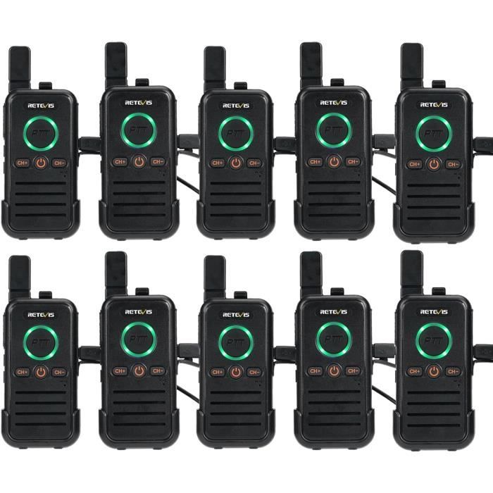 Rb645 Walkie Talkies For Adults, Pmr446 Dual Ptt, Usb-C Rechargeable 2 ...