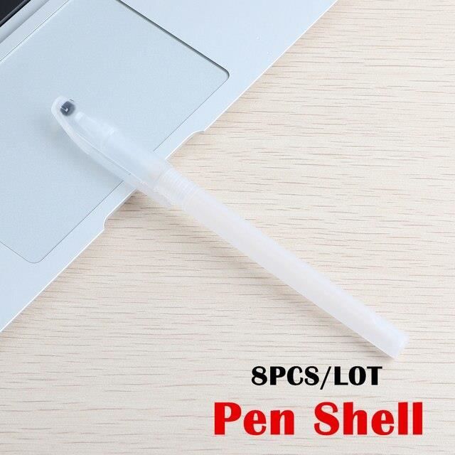 STYLO,8PCS Pen Shell--5-8-12-PCS Stylo Effaçable Recharge Gel Magique ...