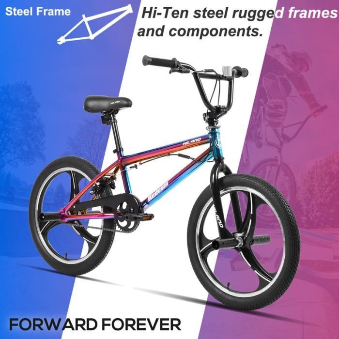 Hiland 20-inch 3-Spoke Small Wheel Bike for Boys and Girls 7,8,9,10 ...