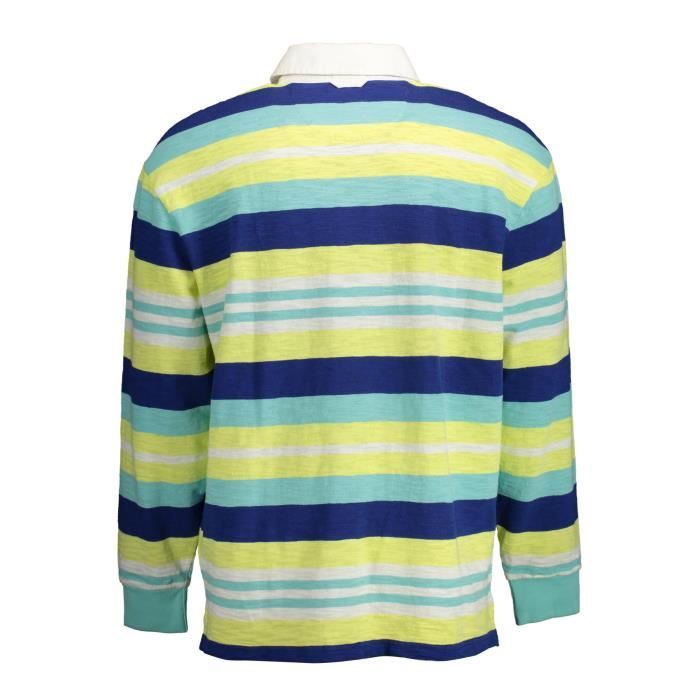 Polo Homme GANT Jaune - Col polo - Manches courtes - Regular Jaune ...