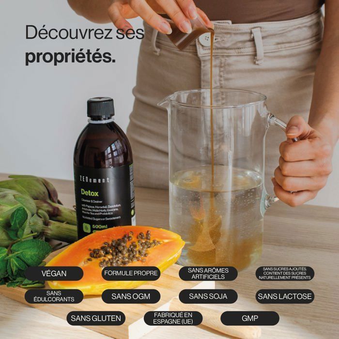 Détox Dépuratif et Drainant Dépuratif - Drainant - 500 ml - Cdiscount ...