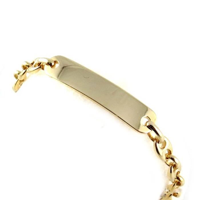 Gourmette Plaqué Or "Grain de Café" - Achat / Vente bracelet ...