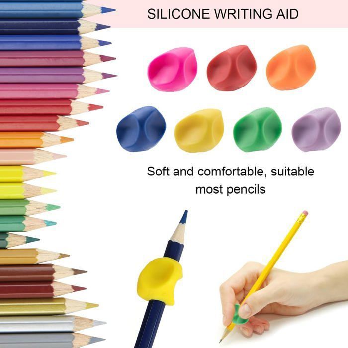 10 pcs guide doigts ecriture enfant,Grips Pour Crayon, Aide Stylo ...