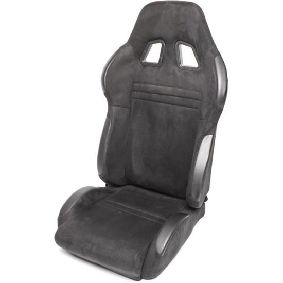Siege baquet sport Tuning Art - noir, alcantara, ajustable, droit ...