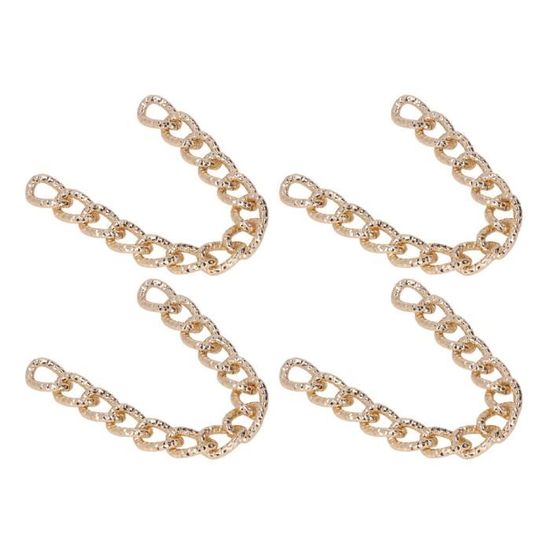 EBTOOLS Chaîne de fabrication de bijoux Chaînes gourmettes en cuivre 10 ...