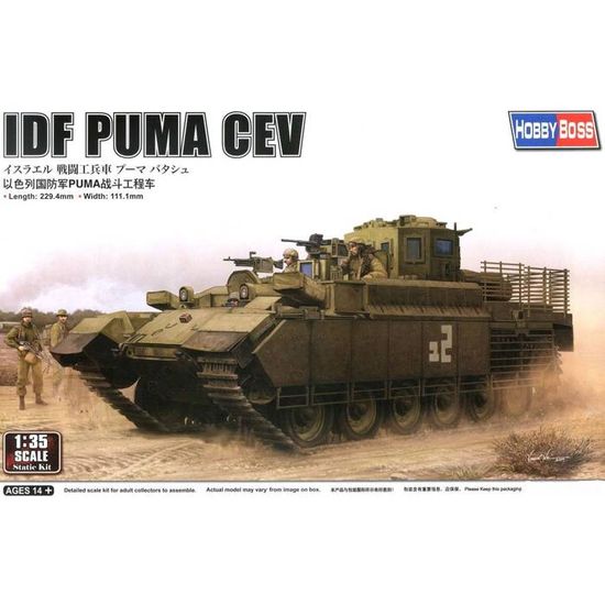 HOBBY BOSS - Maquette Char Idf Puma Cev Hobby Boss 84547 1/35ème ...