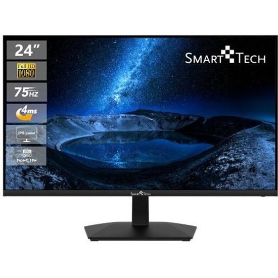 Smart Tech Ecran PC 24" 238N01FIF FHD 1920 x 1080 Dalle IPS-4ms-HDMI-VGA - Cdiscount Informatique