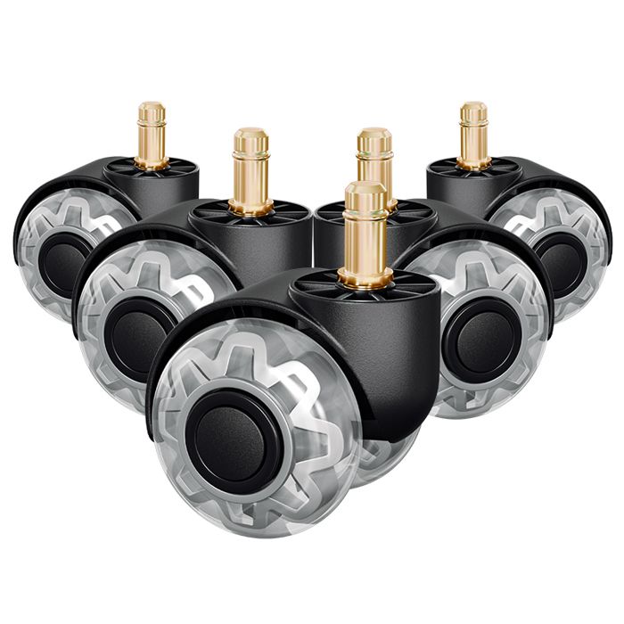 Daromigo Roulette pour chaise de bureau,Lot 5 roulettes pour fauteuil ...