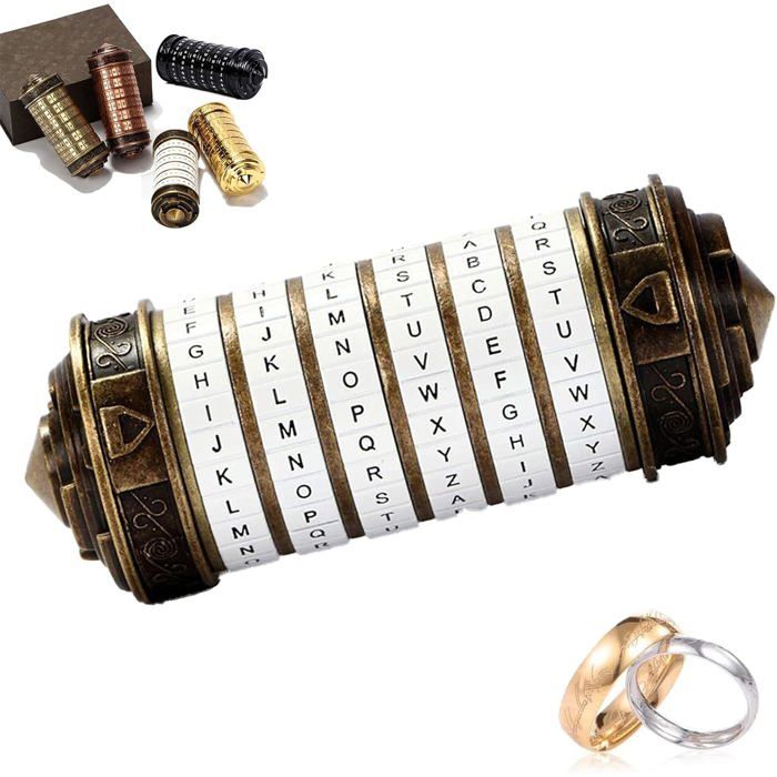 Mini Cryptex Da Vinci Code - Cadeau Original Saint Valentin Homme Femme ...