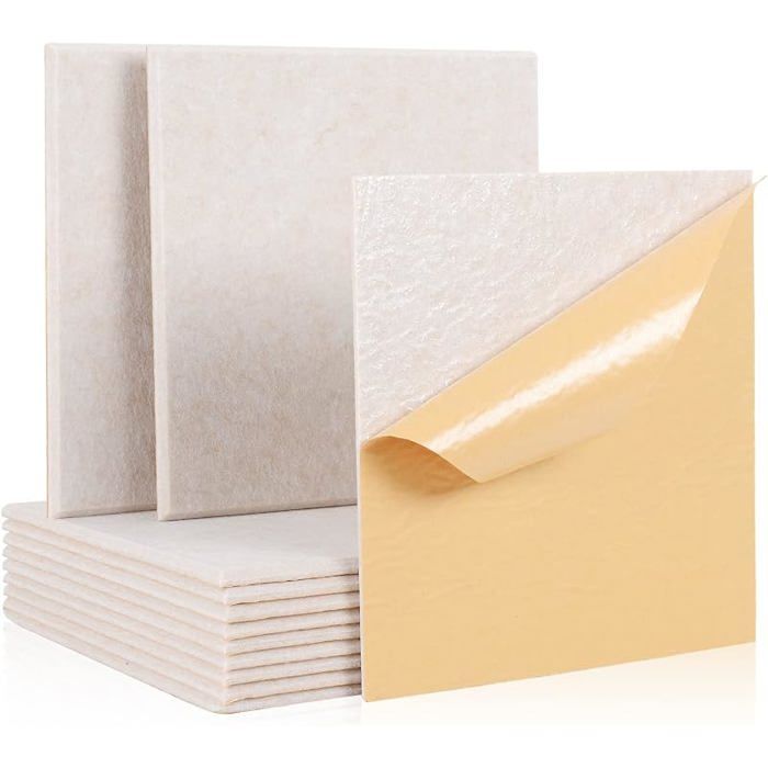 Lot de 12 mousses acoustiques auto-adhésives 30x30 cm, absorbeurs ...
