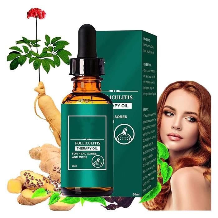 Scalp Folliculitis Therapy Oil, Foliculitis Scalp Oil, Nourishing ...