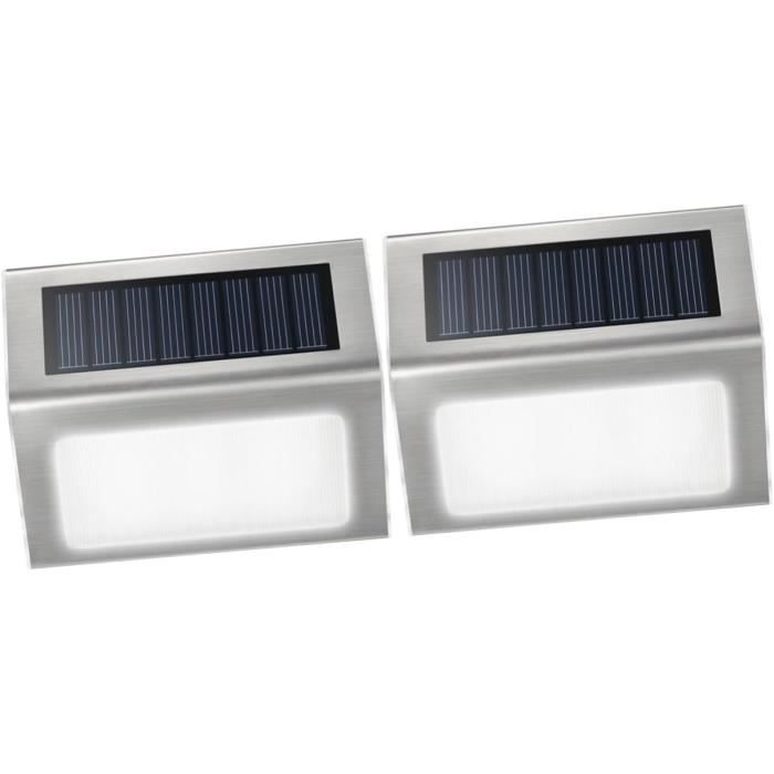 2 Pièces Applique Murale Solaire Applique Solaire Lanterne Murale Solaire Lumières Led ...