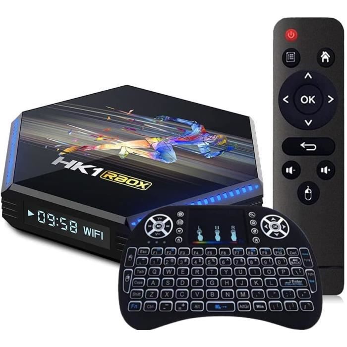 Android 10.0 TV Box, 8 Go De RAM 64 Go De ROM RK3566 Quad-Core 64 Bits ...