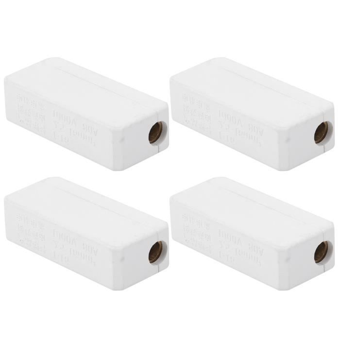 Borne À Vis Connecteur En Ligne Bornier Rapide En Laiton 4 Pièces ...