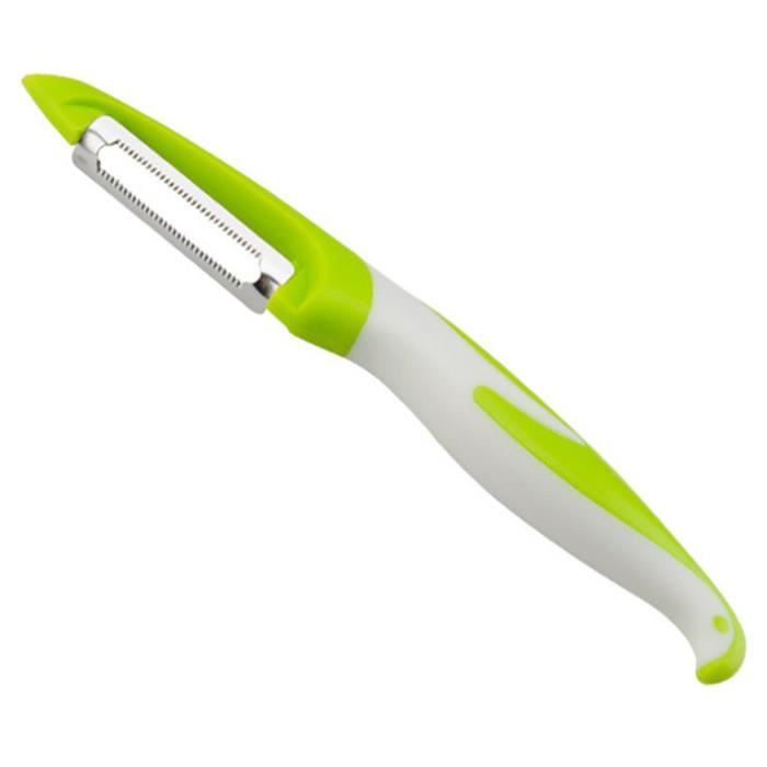 Eplucheur de légumes et fruits lame en acier inoxydable - Cdiscount Maison