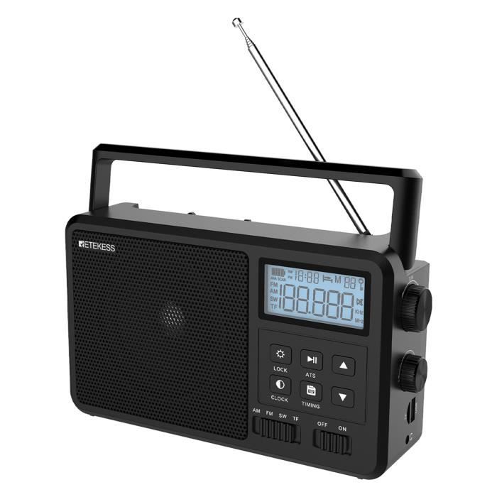 Retekess-Radio portable toutes ondes,radio à ondes courtes compatible ...