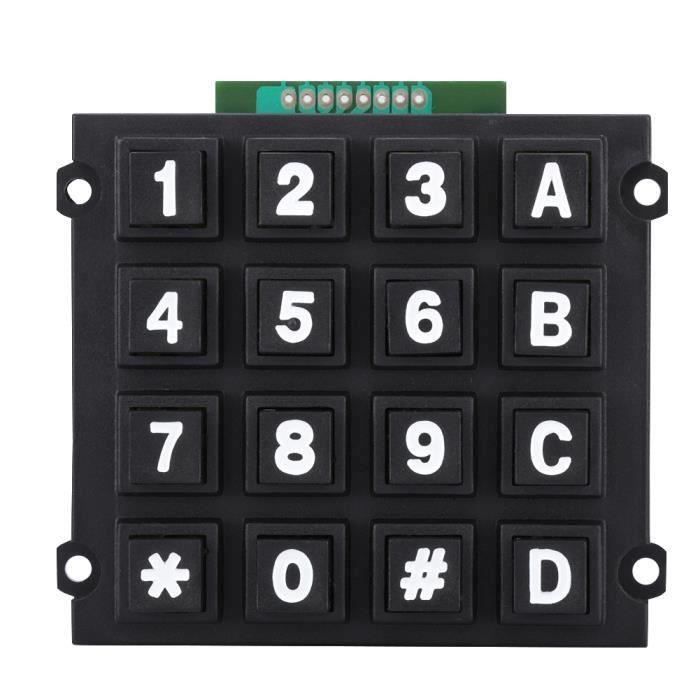COOK-Tbest module clavier à boutons Modules de clavier avec 16 touches ...