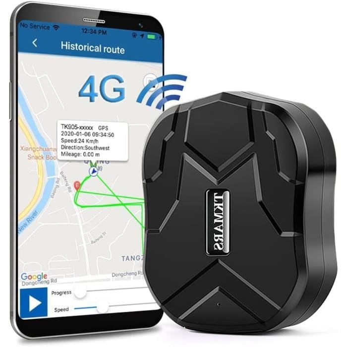 Traceur Gps Voiture Gps Tracker De 10 000 Mah Veille Ultra Longue De 90 ...
