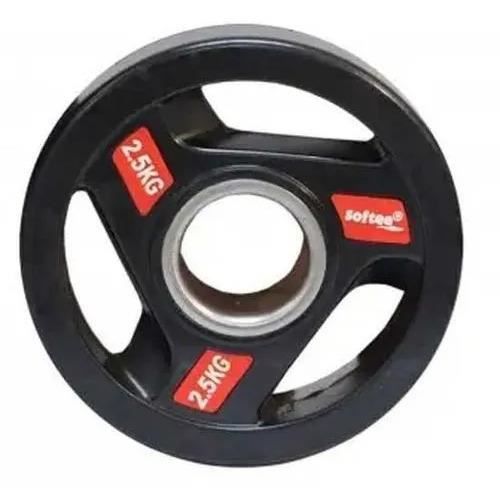 Disque de musculation Softee Modern - noir - 2.5 kg - avec poignées de ...