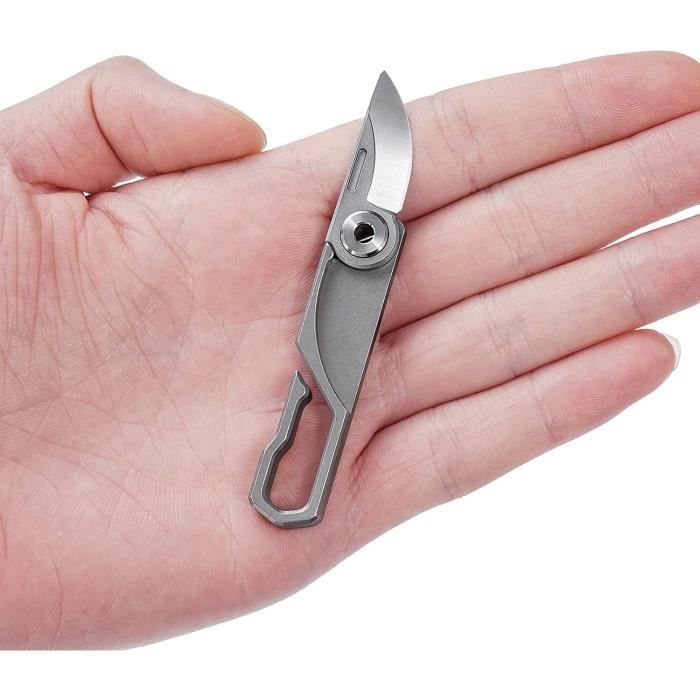 KeyUnity KK00 e Mini Couteau de Poche Petit pliant 0,98", Multitool ...