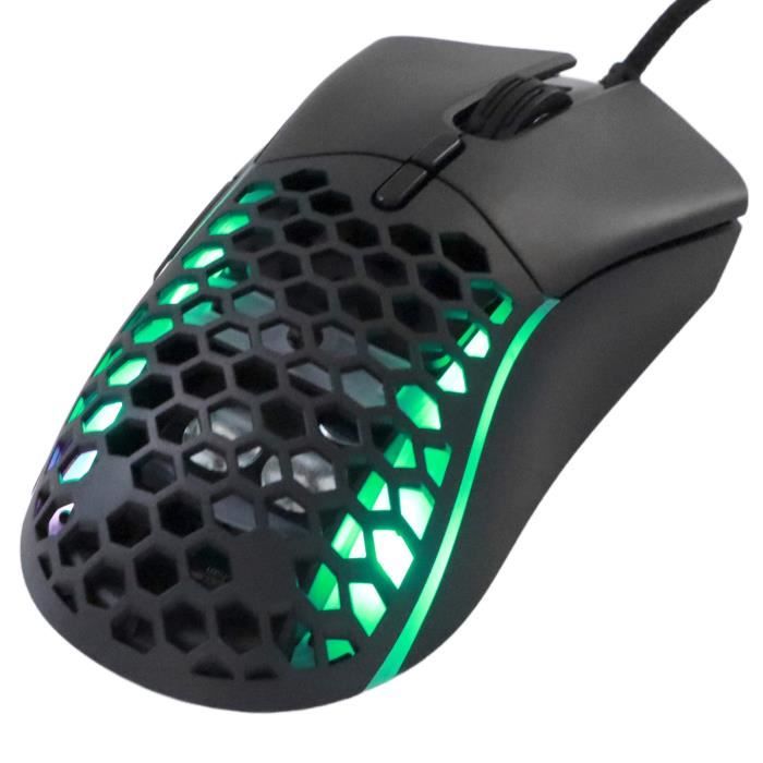 Tbest USB Mouse, A825 Gaming Chip RGB Mouse for Game for Home ...