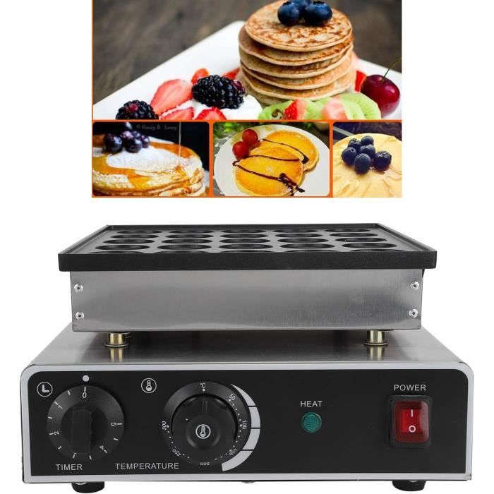 Machine À Muffins Mini Crêpes Maker Gaufrier 25 Trous 950 W Électrique ...