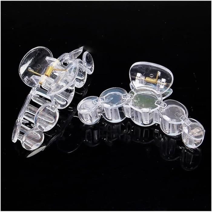 Lot De 8 Barrettes À Cheveux Transparentes Pour Femme Diy - Petites ...