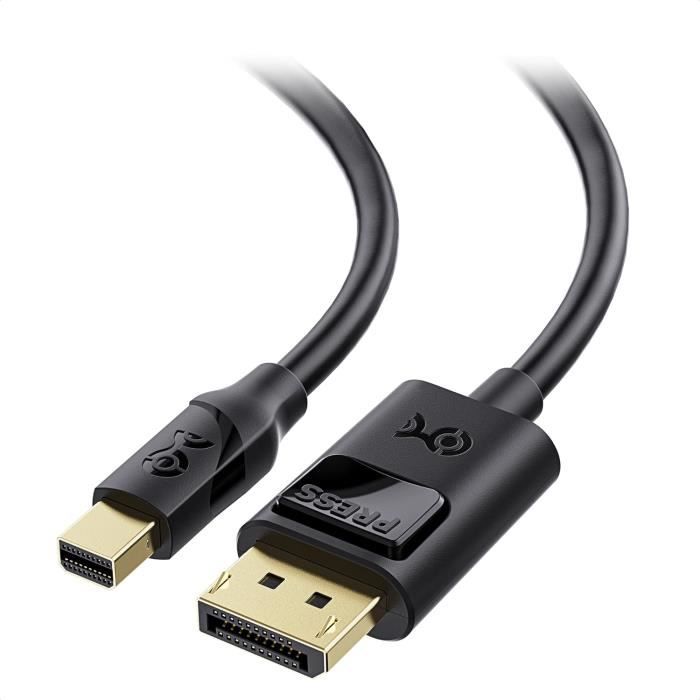 8K 60Hz Câble Mini Displayport Vers Displayport 3M Câble Displayport ...