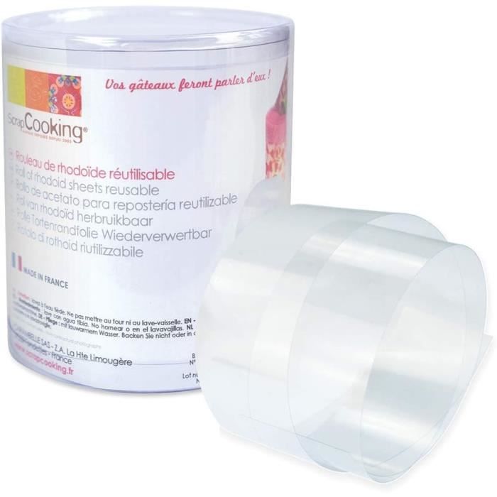 Scrapcooking - Ruban De Rhodoïde H 8 Cm X 3 M - Rouleau Rhodoid ...