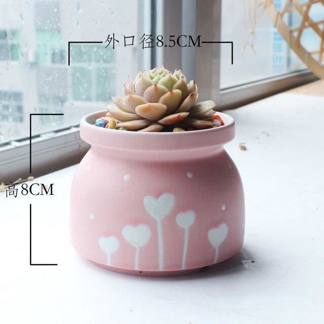 POT DE FLEUR,20--Pot de plantes succulentes avec trou, Design Floral ...