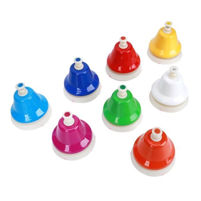 Zerone Cloches 8-ton leçon cloche enfants jouets musicaux violon vent ...